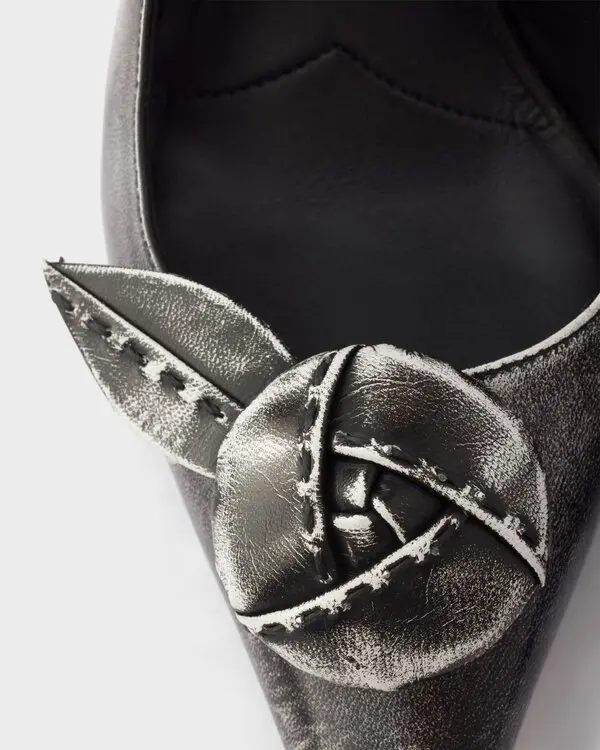 Prada Leather Slingback Pumps