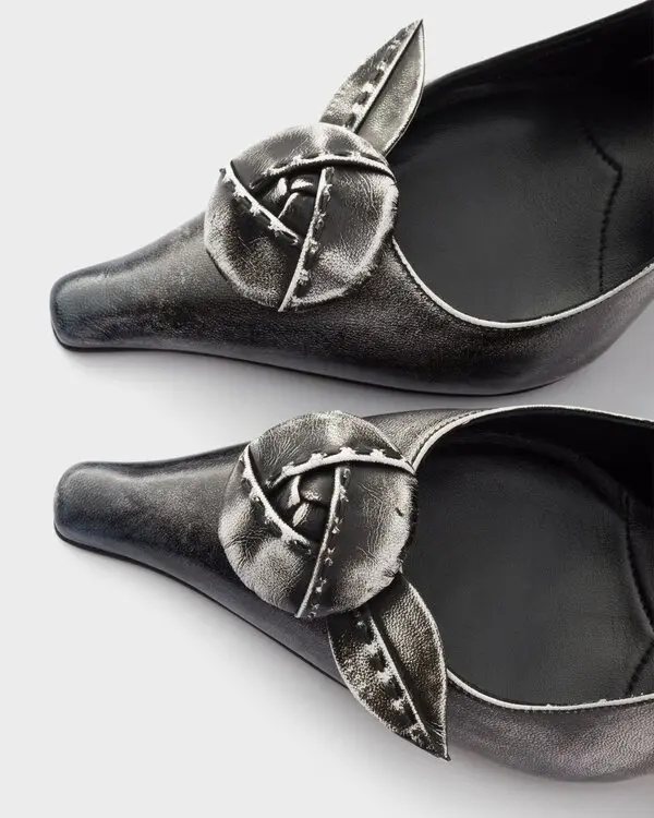 Prada Leather Slingback Pumps