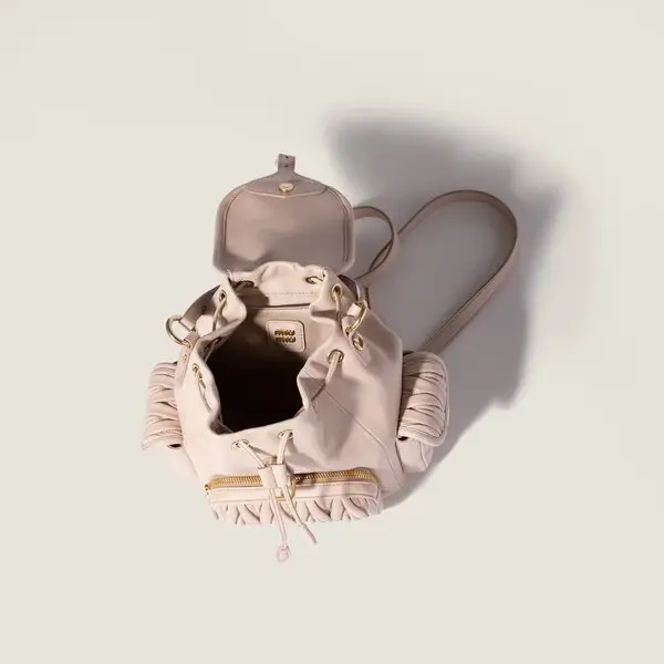 Miu Miu Logo Backpack