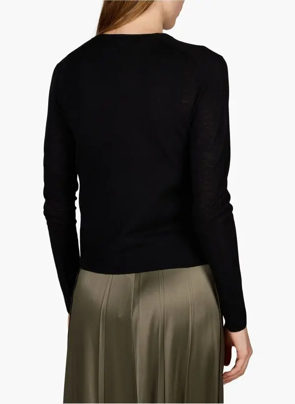 Vince Long-sleeved Knitted Cardigan