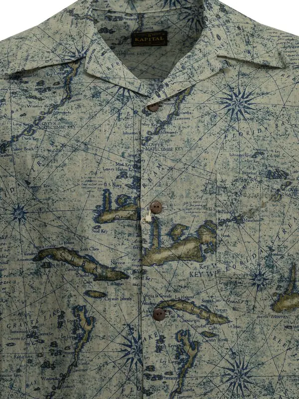 Kapital Key West' Casual Shirt - Blue
