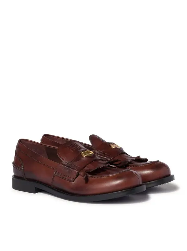 Miu Miu Leather Loafers