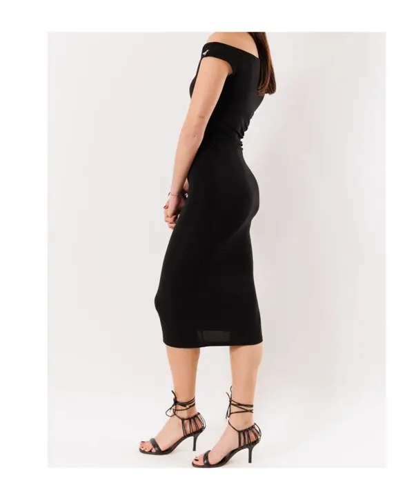 Patrizia Pepe One-shoulder Slim-fit Midi Dress