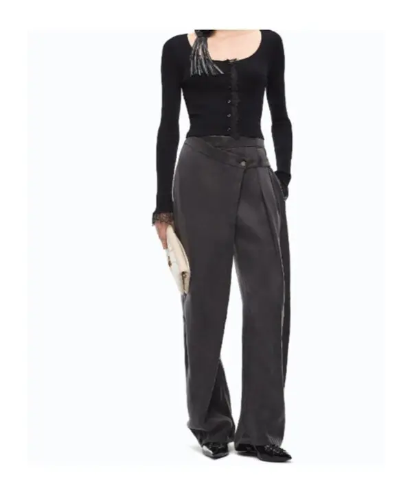 Pinko Wrap-style Pleated Trousers