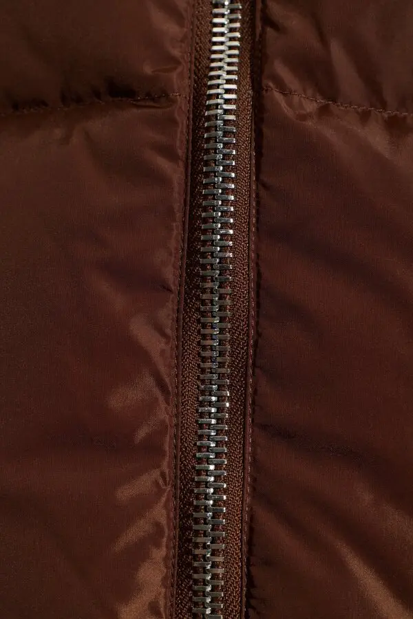 Dsquared2 Quilted Vest With A Detachable Hood