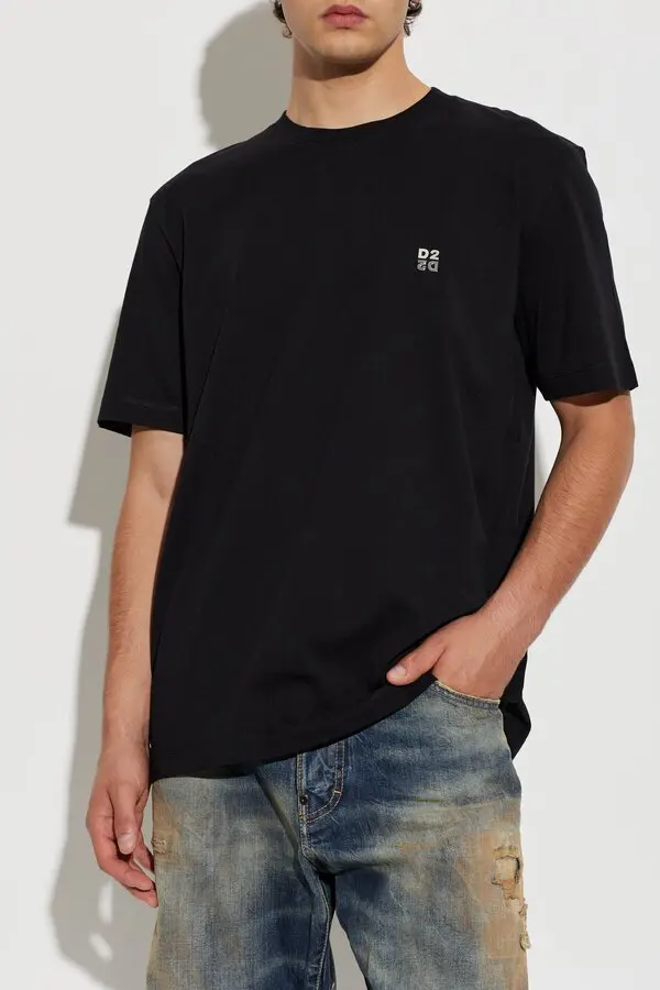 Dsquared2 T-shirt With Logo Appliqu