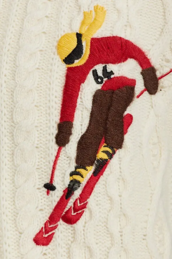 Dsquared2 Wool Cardigan With A Decorative Knit