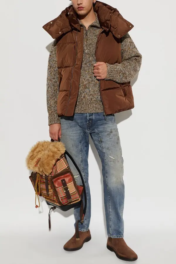 Dsquared2 Wool Sweater With Logo Patch