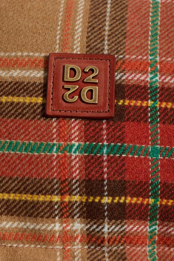 Dsquared2 Puffer Jacket With Logo Patch