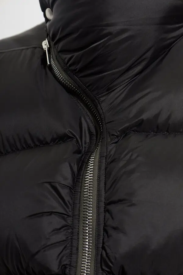 Rick Owens Quilted Jacket With Stand-up Collar