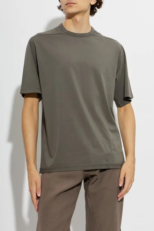 Rick Owens T-shirt With Decorative Stripe