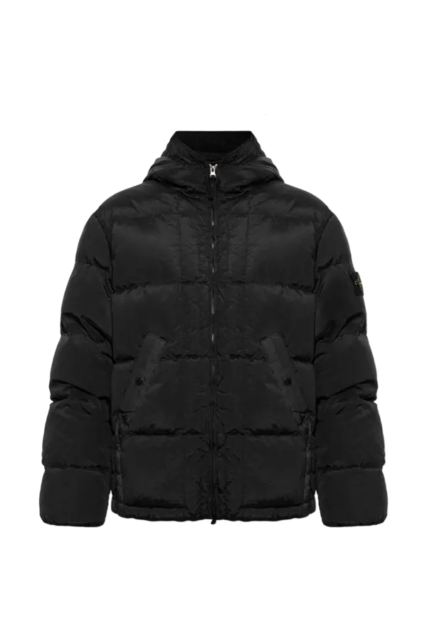 Stone Island Down Jacket With Hood