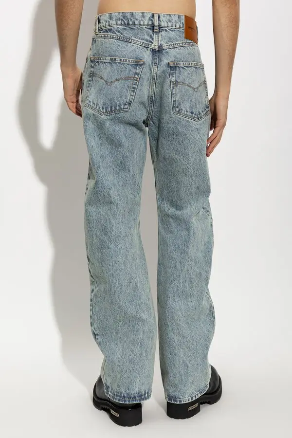 Vetements Jeans With Embroidered Logo