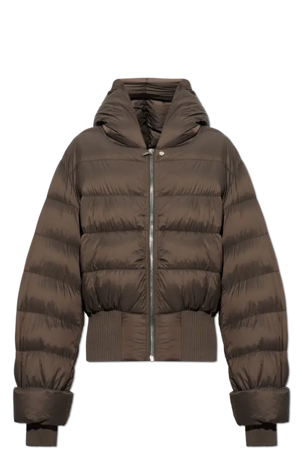 Rick Owens Puffer Jacket With Hood