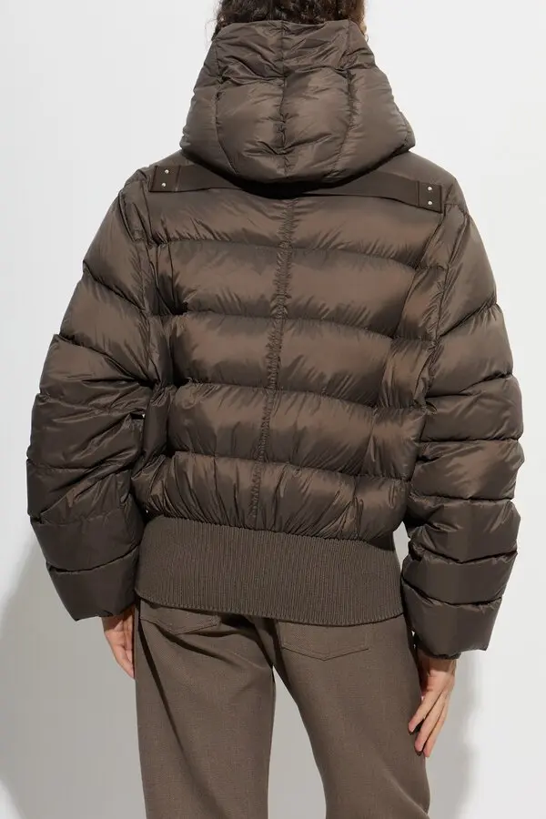 Rick Owens Puffer Jacket With Hood