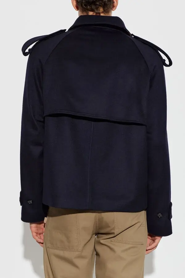 Burberry Leadenham Cashmere Trench Coat