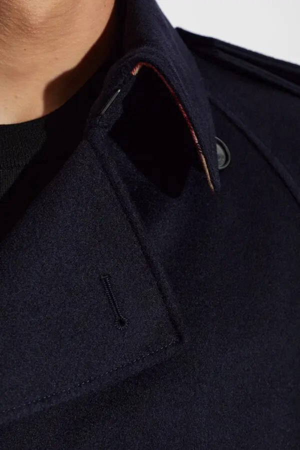 Burberry Leadenham Cashmere Trench Coat
