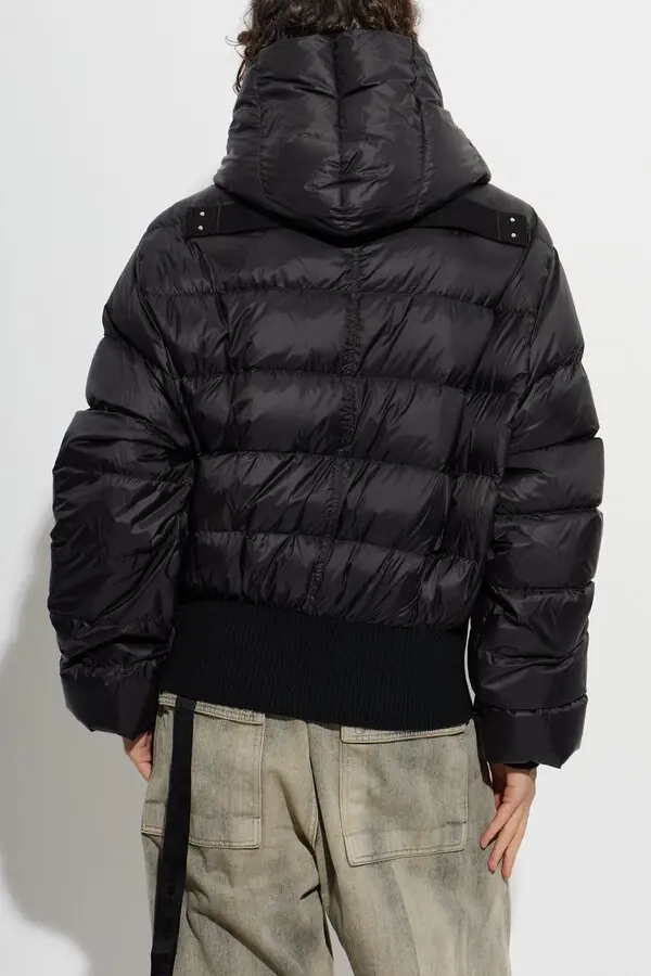 Rick Owens Quilted Jacket With Hood