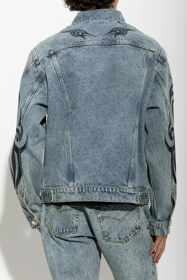 Vetements Denim Jacket With 'vintage' Effect