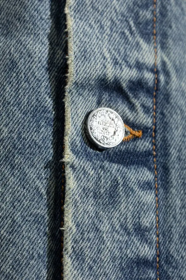Vetements Denim Jacket With 'vintage' Effect