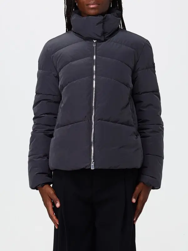 Pinko Short Water-repellent Quilted Nylon Down Jacket With High Neck