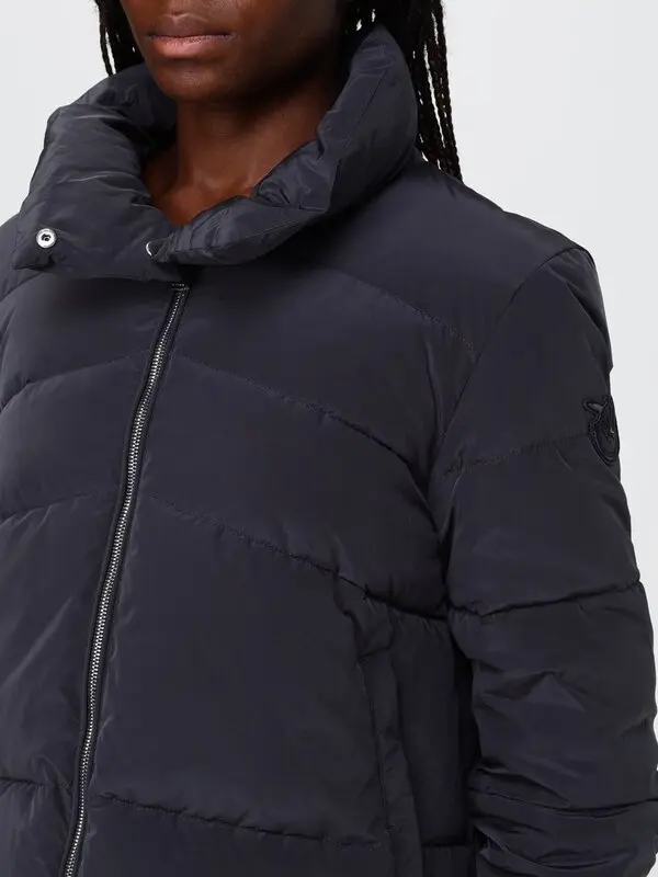 Pinko Short Water-repellent Quilted Nylon Down Jacket With High Neck