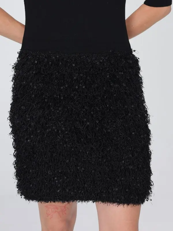 TWINSET Short-sleeved Knit Mini Sheath Dress