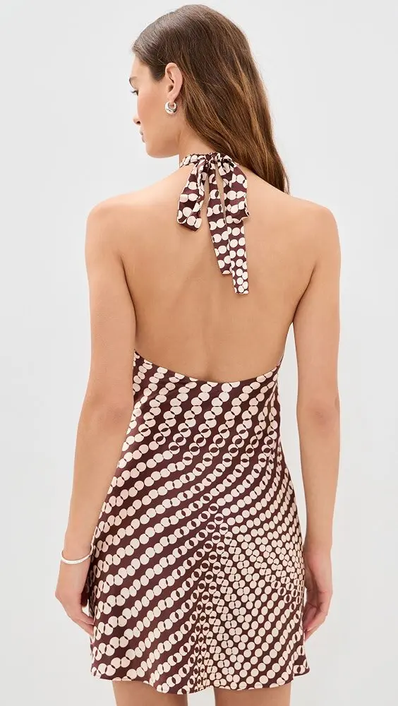 REFORMATION Opaline Silk Mini Dress