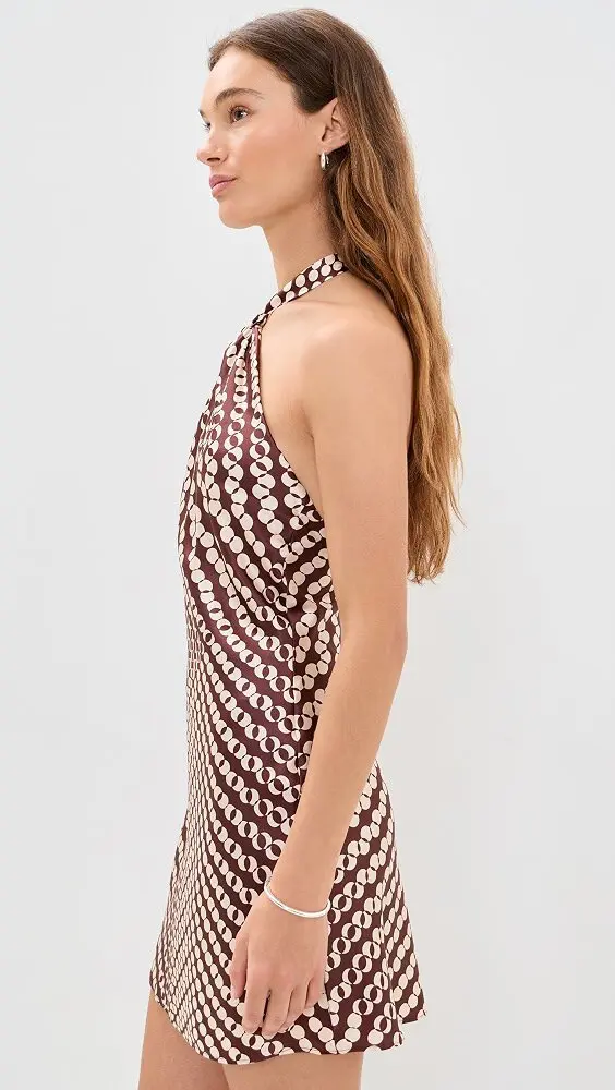REFORMATION Opaline Silk Mini Dress
