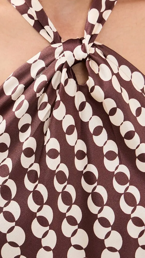 REFORMATION Opaline Silk Mini Dress