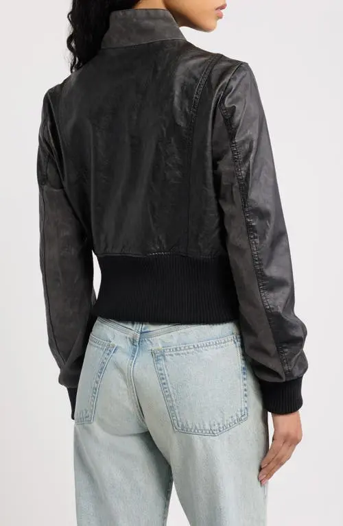 BDG URBAN OUTFITTERS Murphy Asymmetrical Faux Leather Jacket