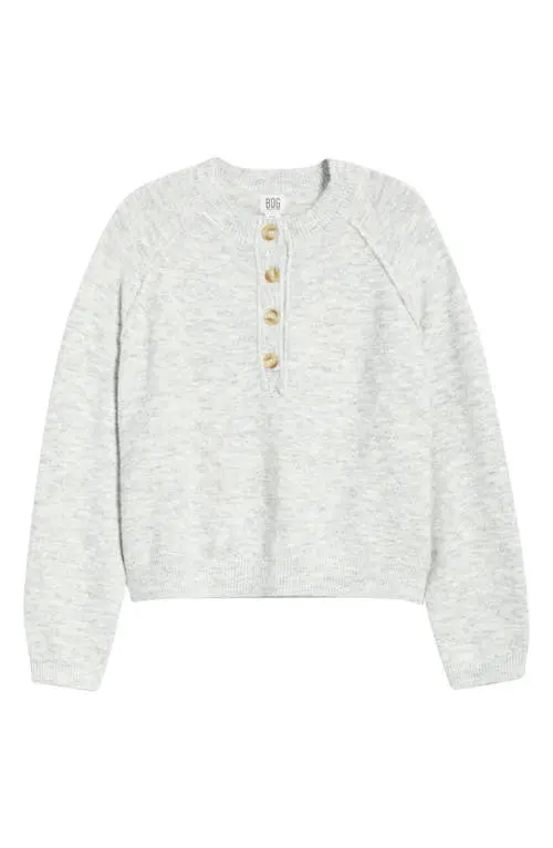 BDG URBAN OUTFITTERS Bdg Half Placket Crewneck Sweater