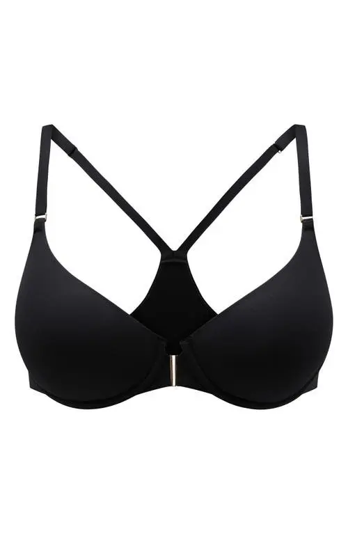 THIRDLOVE Comfortstretch Underwire Front Close Racerback Bra - Black