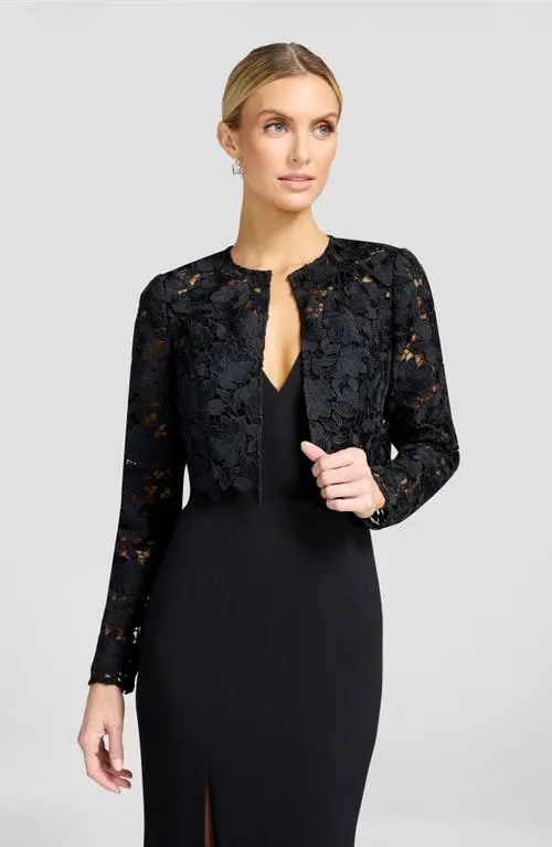 Dress The Population Andra Lace Bolero And Column Gown Set