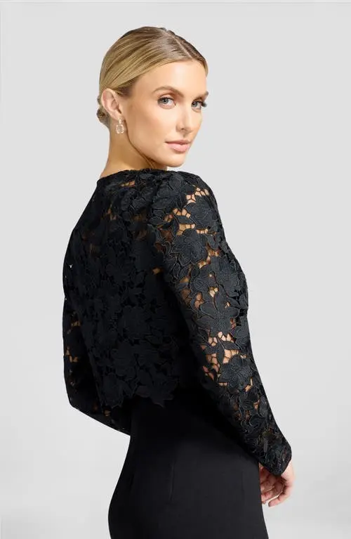 Dress The Population Andra Lace Bolero And Column Gown Set