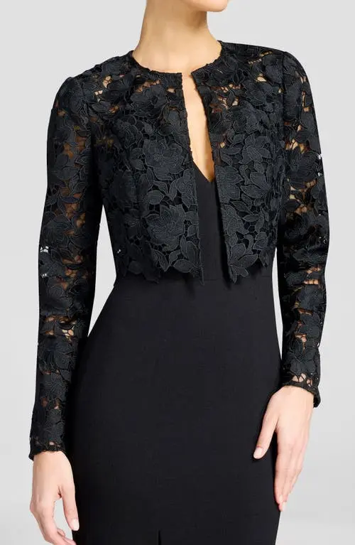 Dress The Population Andra Lace Bolero And Column Gown Set