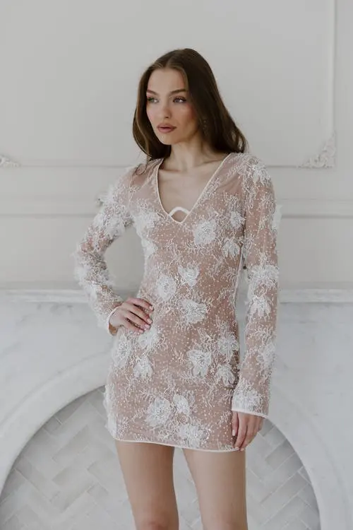 UNTAMED PETALS Everly Mini Dress