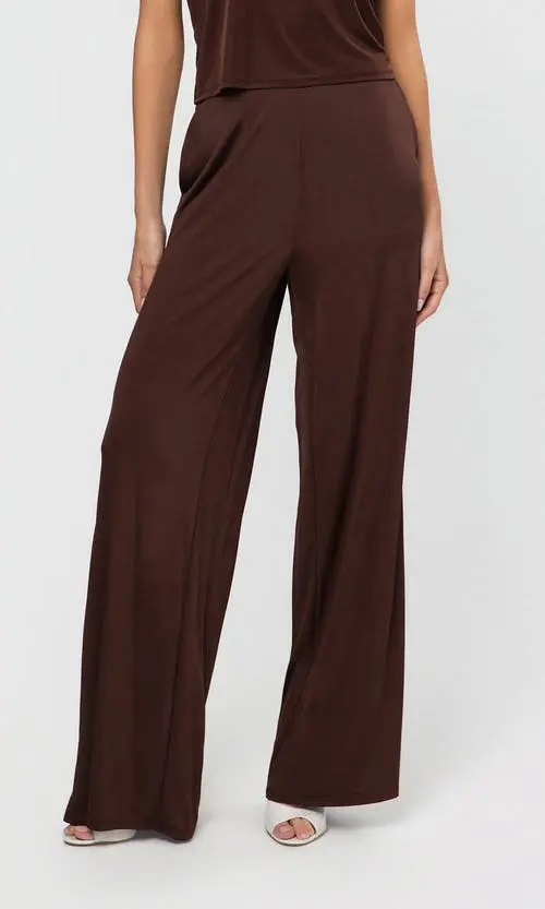Generation Love Kelela Sheen Jersey Wide-leg Pants