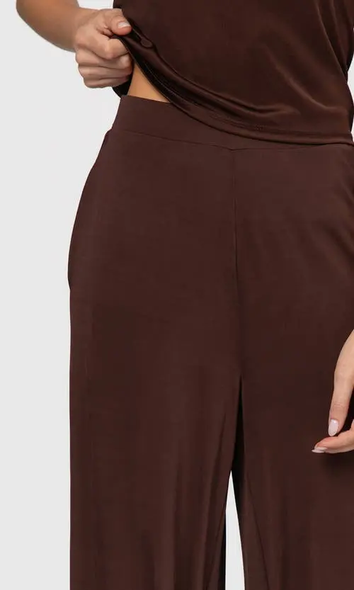 Generation Love Kelela Sheen Jersey Wide-leg Pants