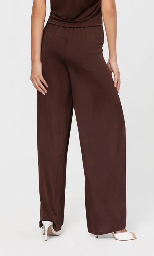 Generation Love Kelela Sheen Jersey Wide-leg Pants