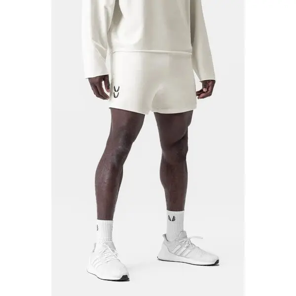 ASRV Waffle Knit Sweat Short With Antibacterial Technology - Cream