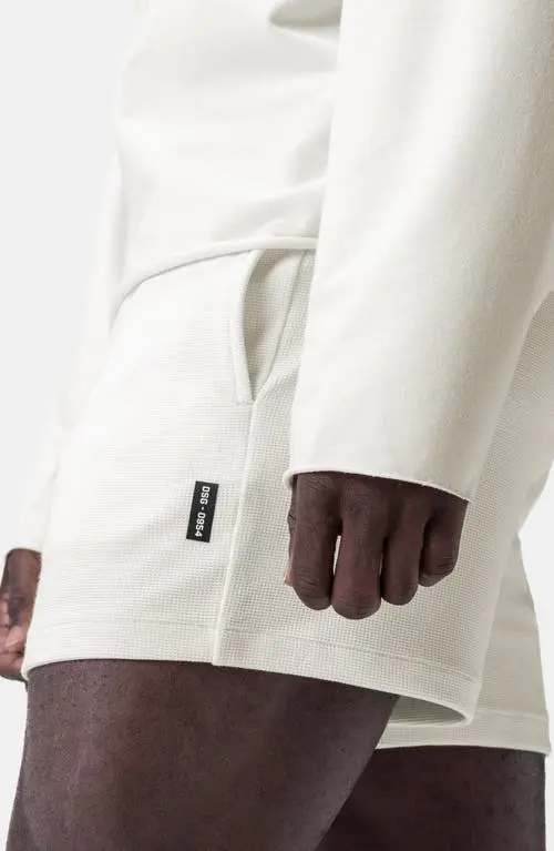 ASRV Waffle Knit Sweat Short With Antibacterial Technology - Cream