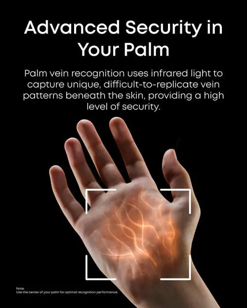 EUFY Smart Lock With Integrated Video Doorbell And Palm Vein Recognition