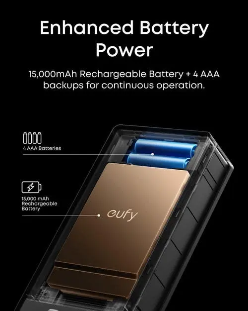EUFY Smart Lock With Integrated Video Doorbell And Palm Vein Recognition