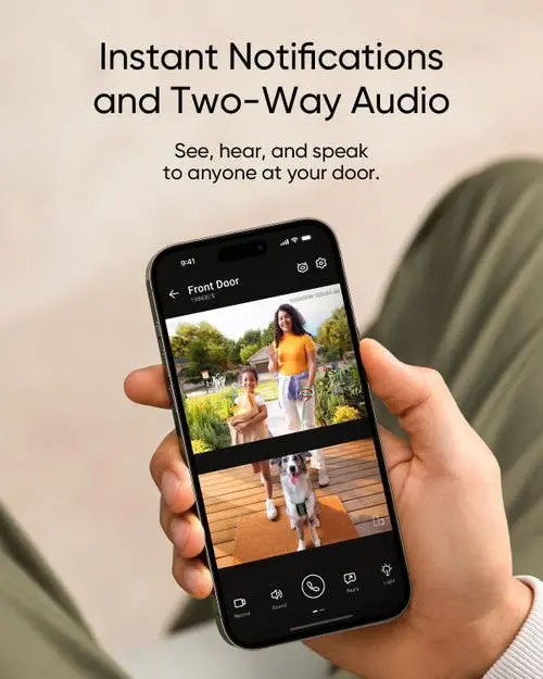 EUFY Security Video Doorbell E340 Kit With Battery