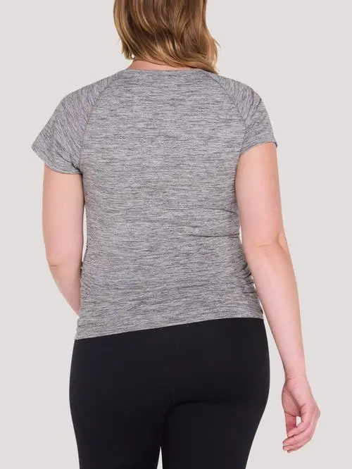 Motherhood Maternity T-shirt - Heather Charcoal