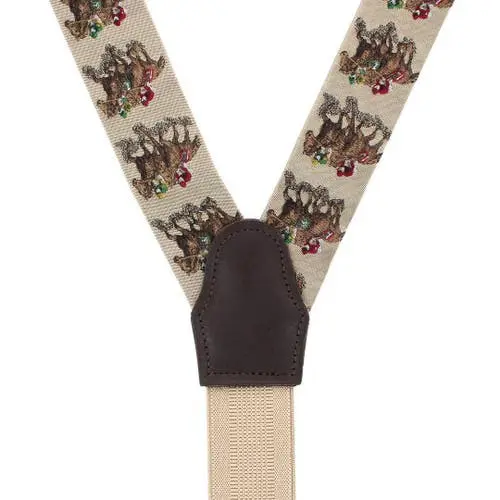 Trafalgar Silk Button End Suspender Braces