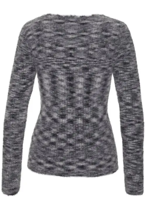 LASCANA Soft Knit V-neck Sweater