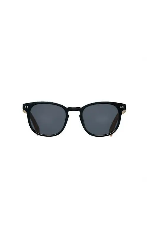 INTI EYEWEAR Wooden Temple Polarized Sunglasses