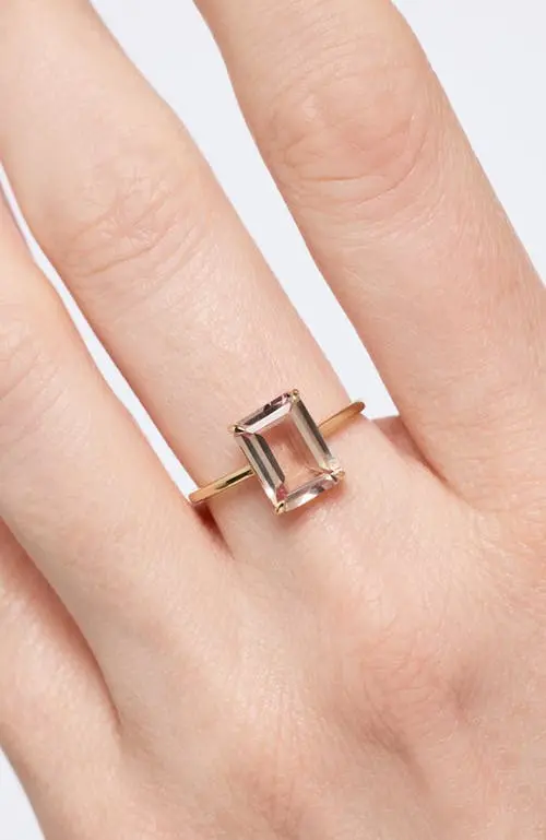 ANA LUISA Solid Yellow Gold Sapphire Ring